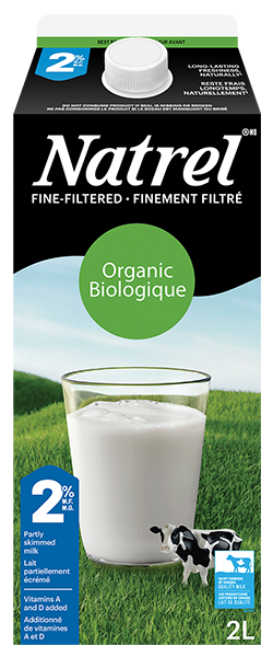 Organic Fine-Filtered 2% Milk | Natrel