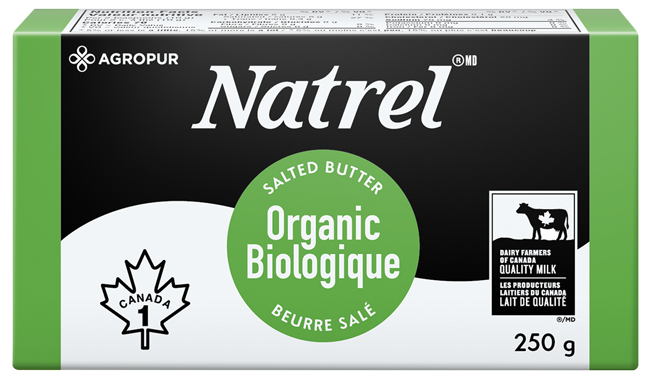 Organic Salted Butter | Natrel