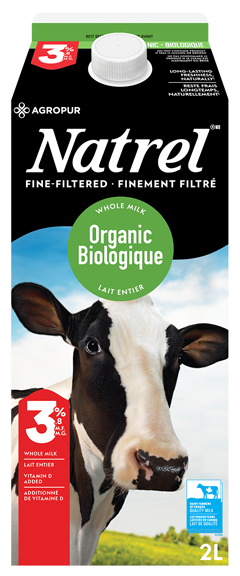 Organic Fine-Filtered 3.8% Milk | Natrel