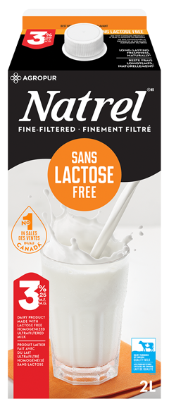 Natrel Sans Lactose 3.25 % | Natrel