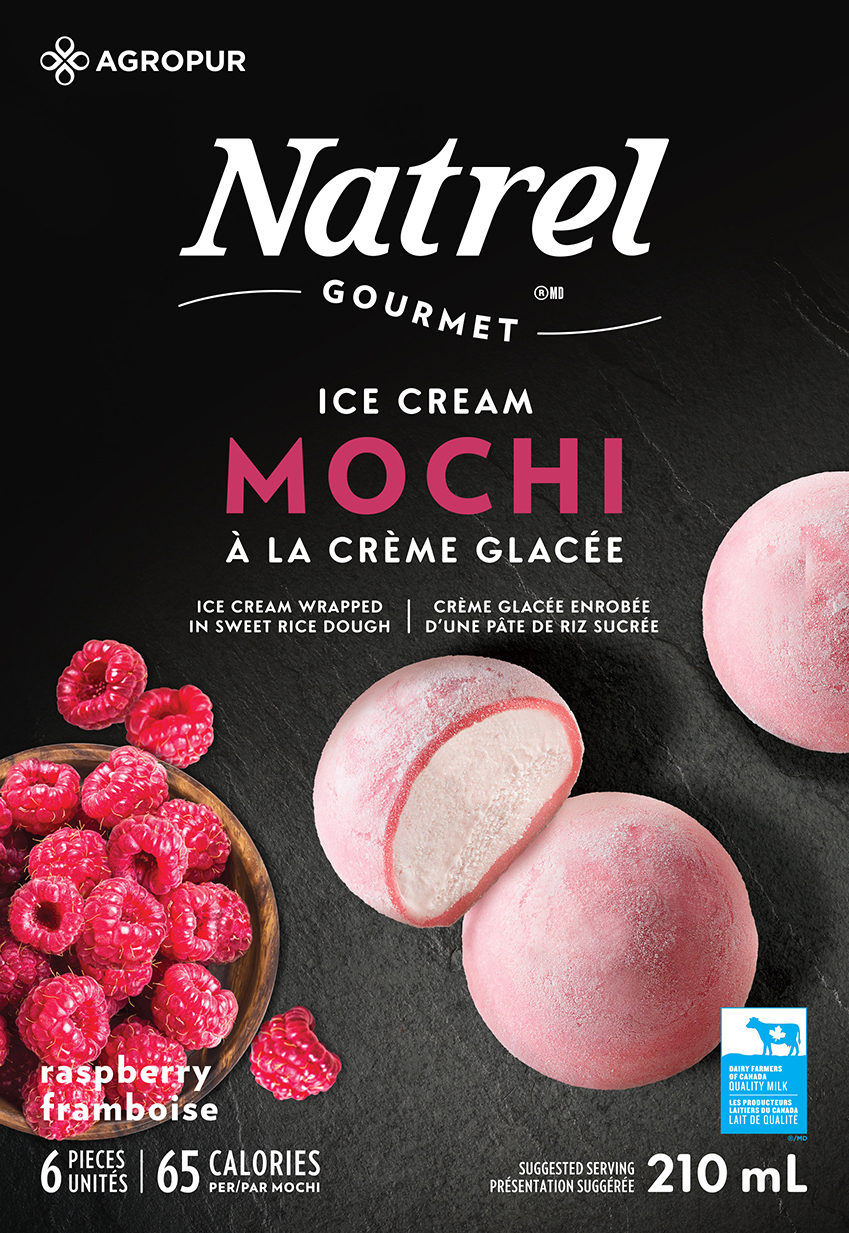 Raspberry Ice Cream Mochi | Natrel