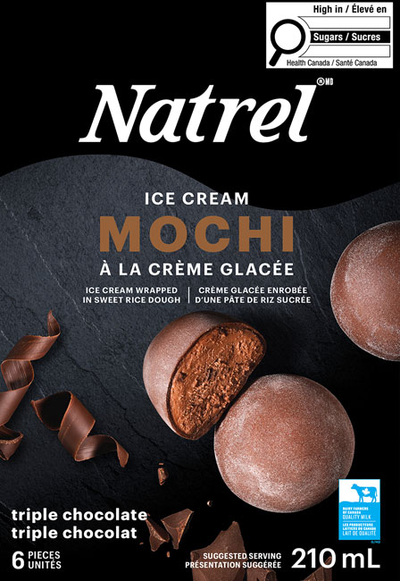 Mochi à la crème glacée triple chocolat | Natrel