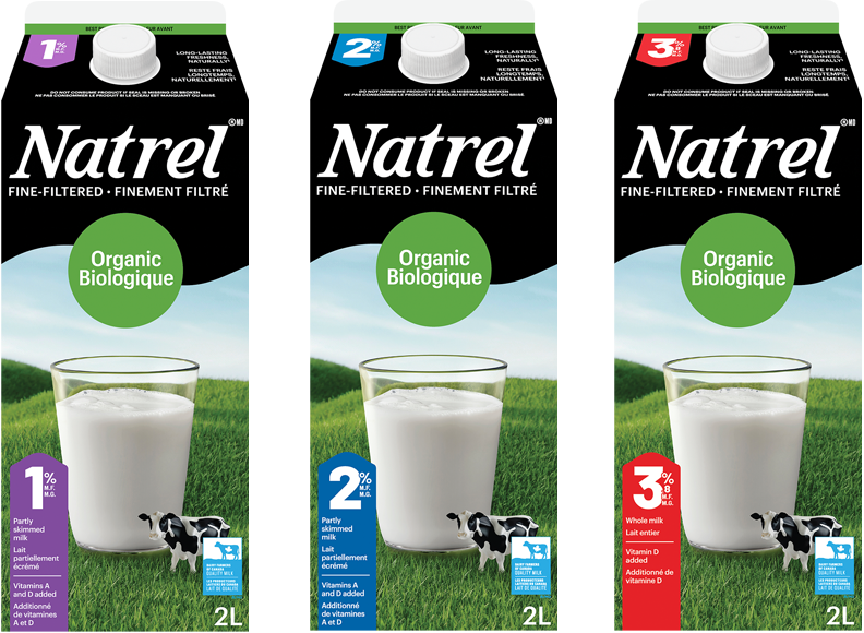 Organic milks | Natrel